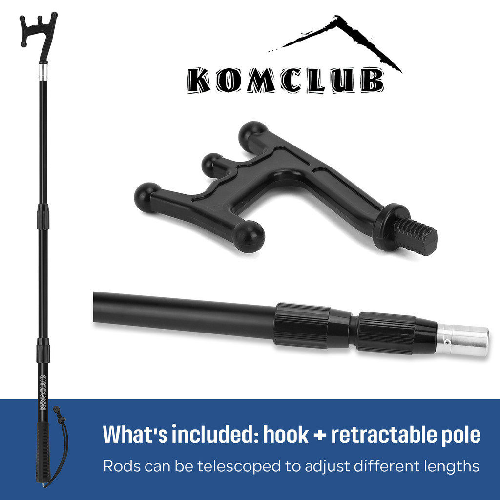 SANLIKE 1M/2.4M Telescopic Boat Hooks Adjustable Boat Hook for Docking ...