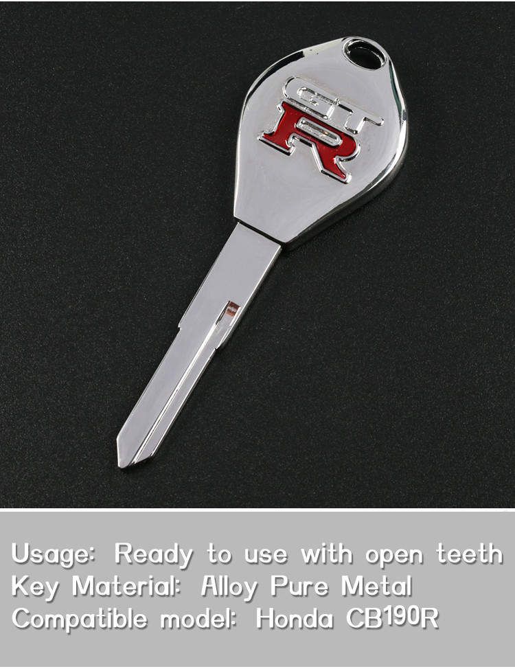 1 Piece Metal Alloy Key Embryos for Honda GT R motorcycle Storm Eye ...