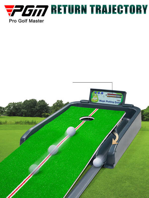 Trainer Electric PGM Putting Green Mat Golf Remote Control Lifting ...
