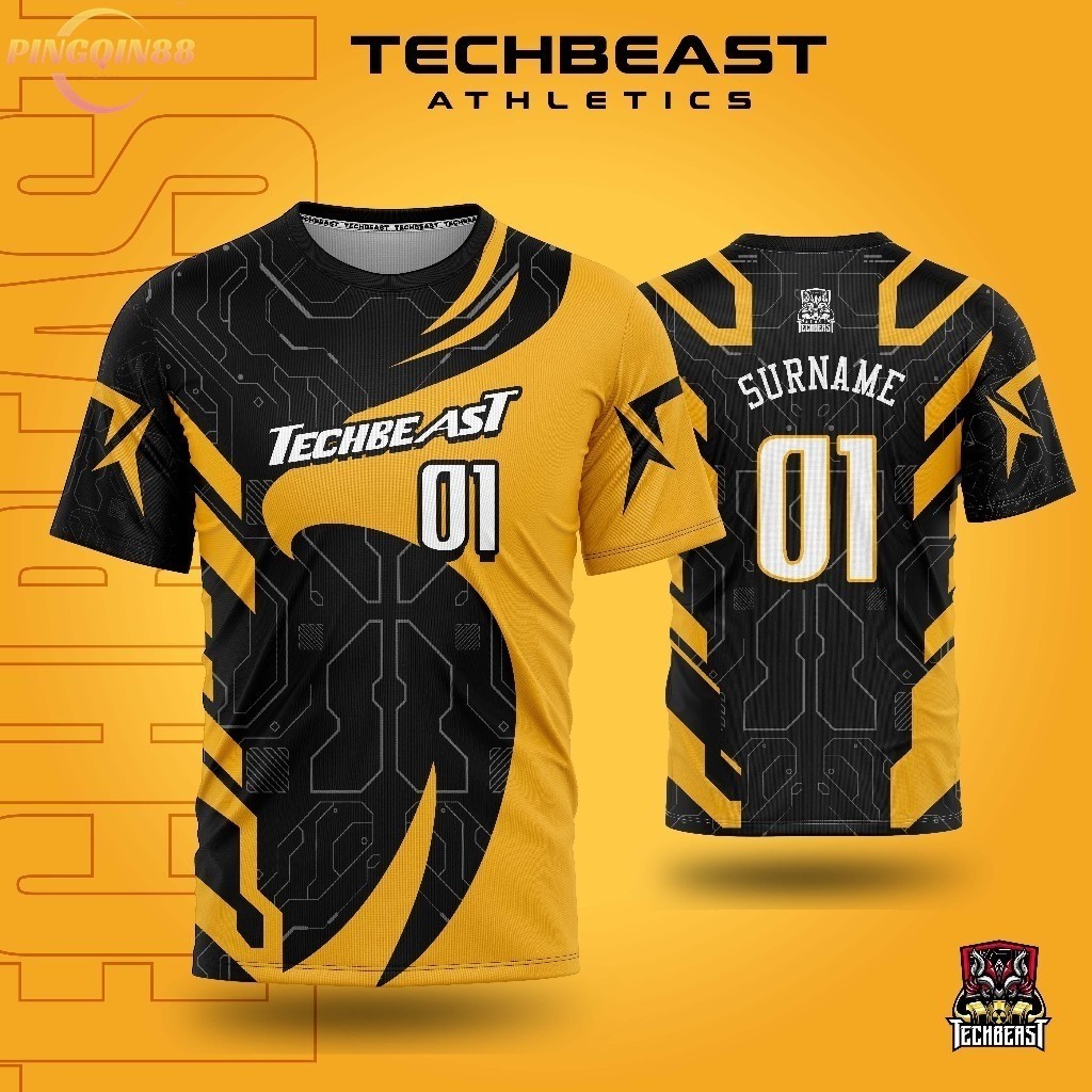 Airstrike Mecha T-shirt Full Sublimation Jersey Techbeast ( CUSTOM NAME + NUMBER ) | Shopee ...