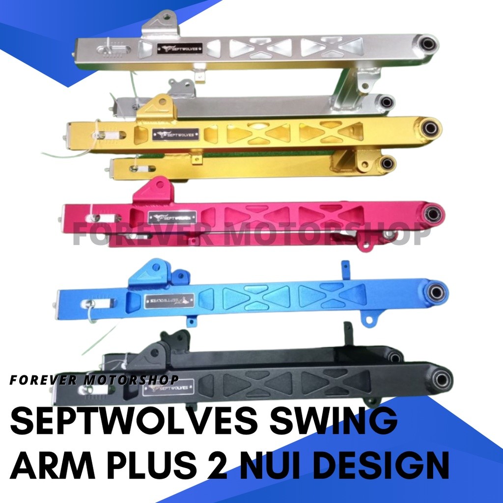 SEPTWOLVES Swing Arm plus 2 NUI Design(XRM/WAVE/BARAKO/TMX/GD110/SMASH ...