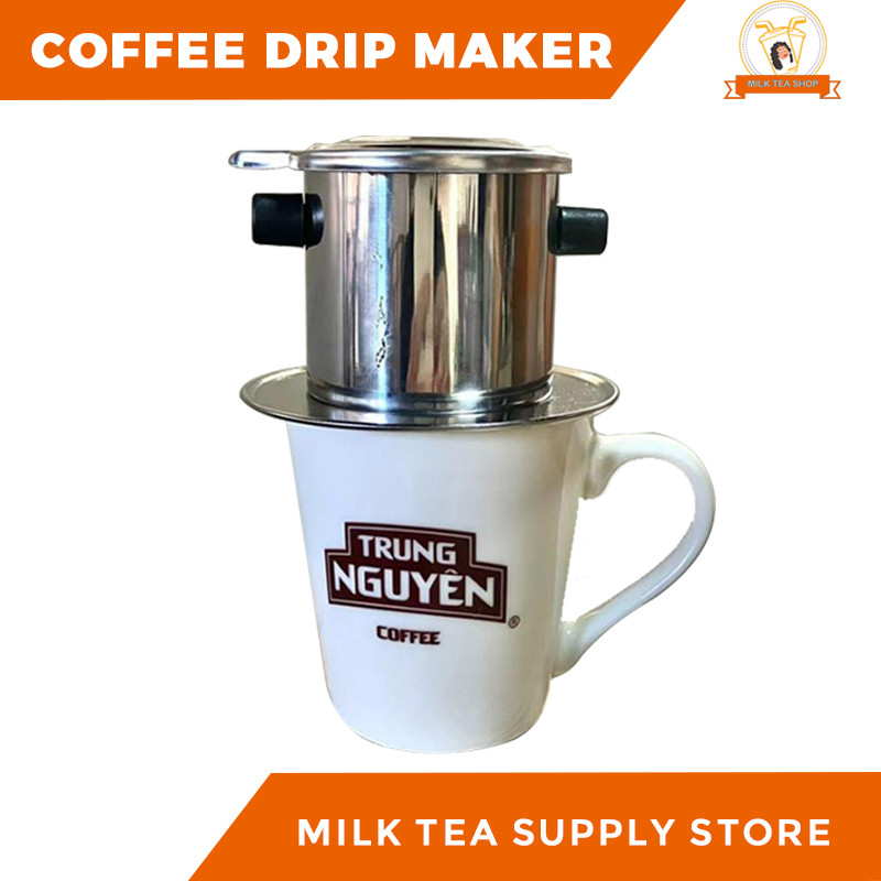 Vietnamese Coffee Filter Set Coffee Maker Pot Stainless Steel Coffee ...