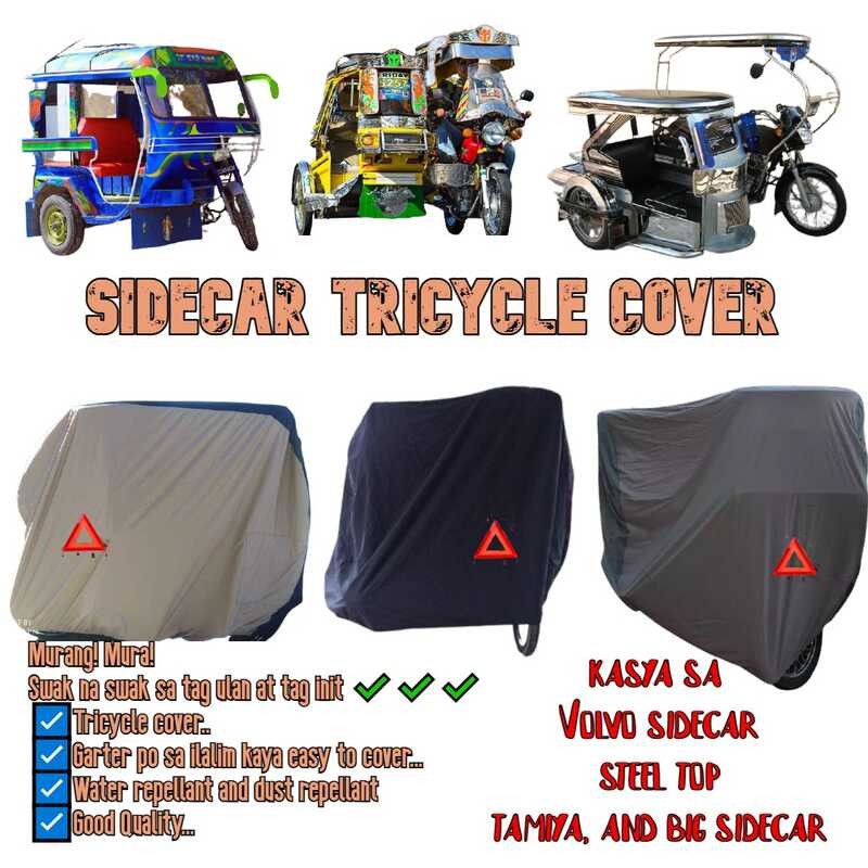 accessories MOTOR SIDECAR TRICycle COVER CUSTOMIZE | Shopee Philippines