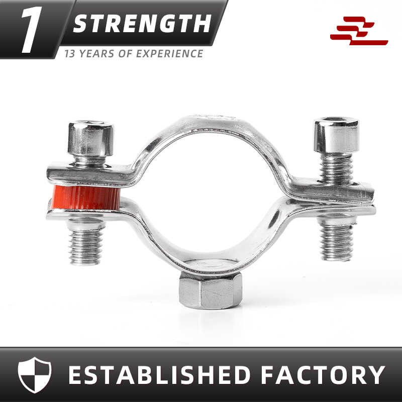 304 Of Stainless Steel Well Supported PVC Pipe Bracket Water Clamp M8 ...