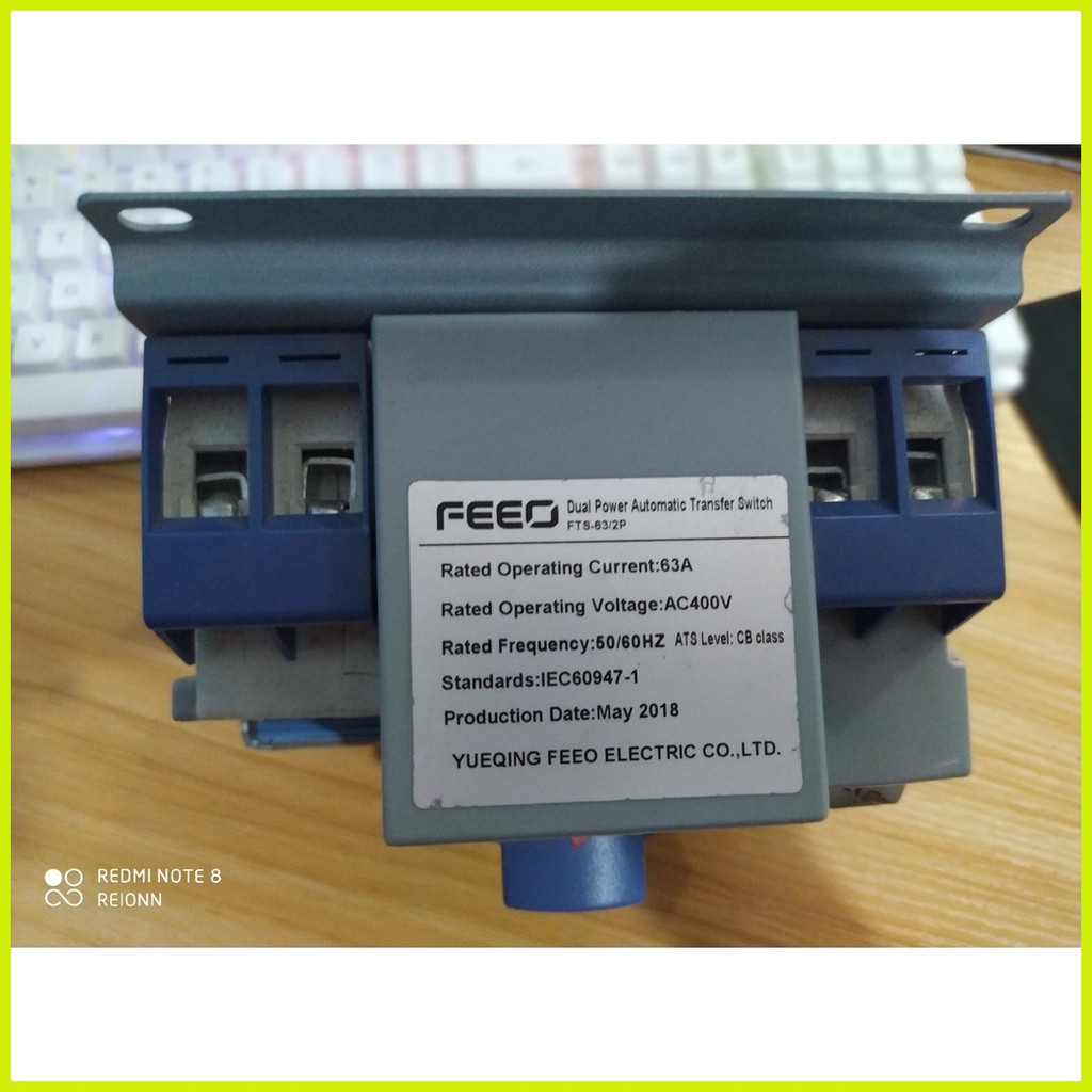⊙ Automatic Transfer Switch ATS 2P 63A FEEO Brand | Shopee Philippines