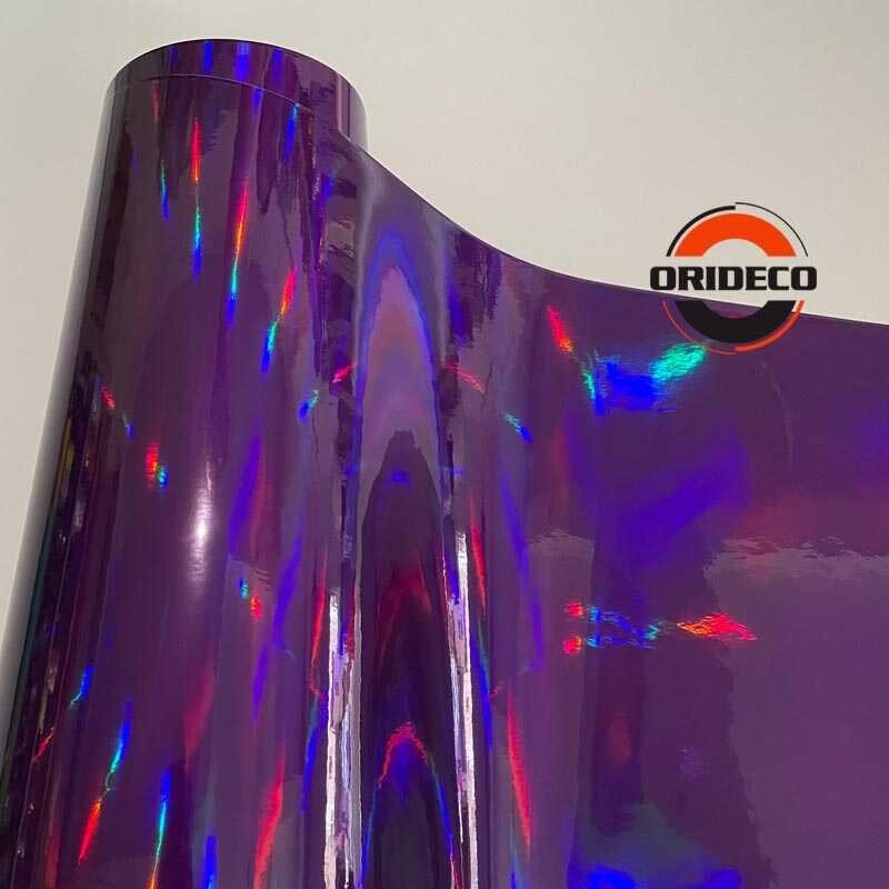 Hot 6 Colors Retaig Holographic Chrome Vinyl Film Laser Plating Car ...