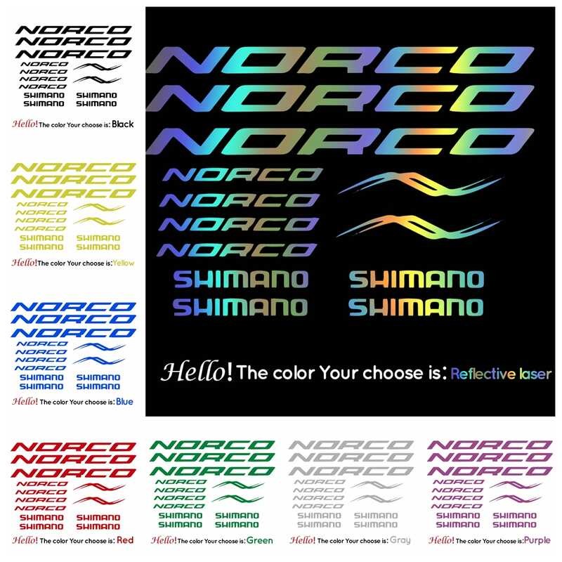 VINILO PEGATINAS STICKERS LAMINA BICICLETA FOR Norco- Auto, Custom ...