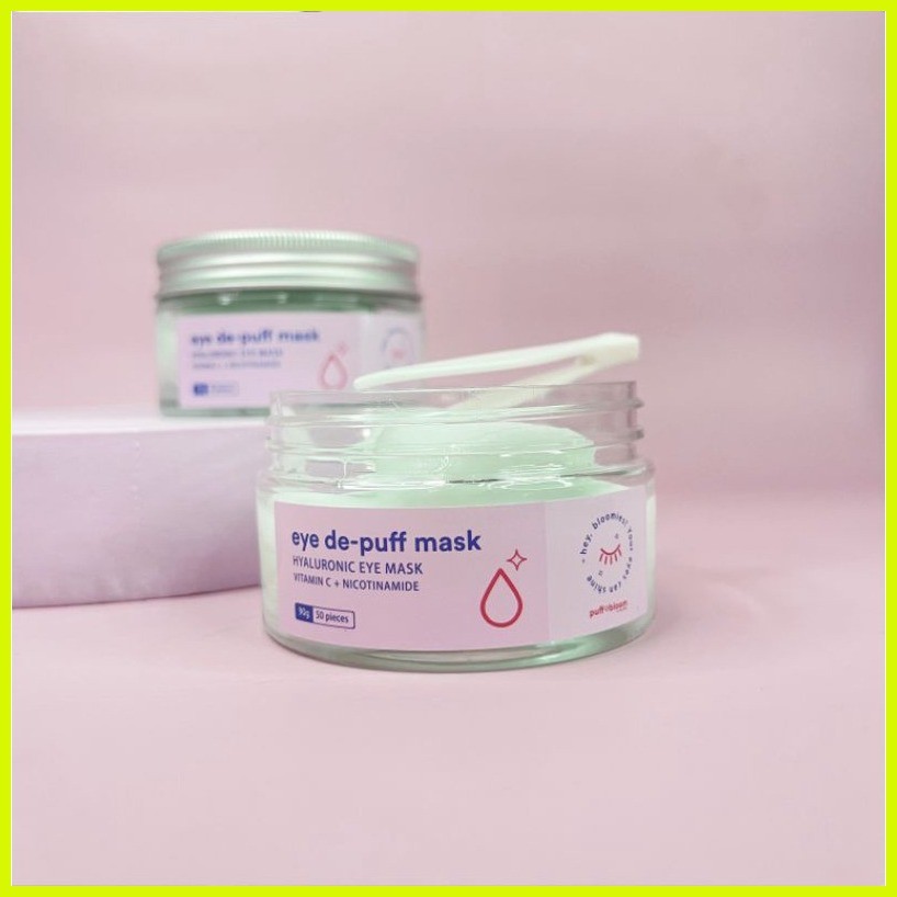 ♣ ⭐ PUFF AND BLOOM Eye De-Puff Mask De Puff Hyaluronic Vitamin C ...
