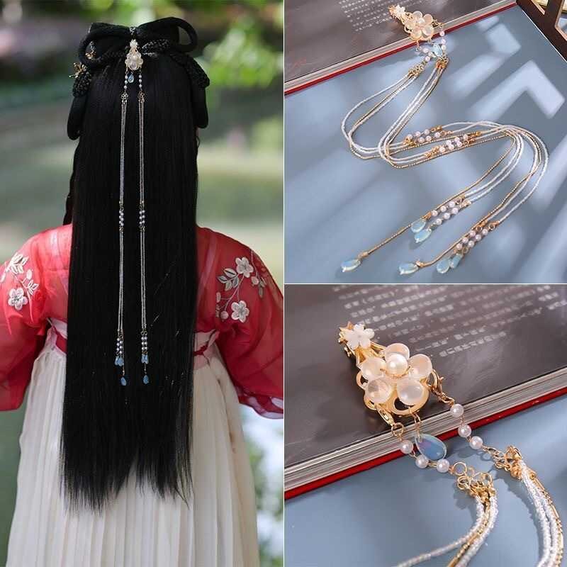 Fa The Same Device Changge Xing Zhao Lusi With Extra Long Hair Clips ...