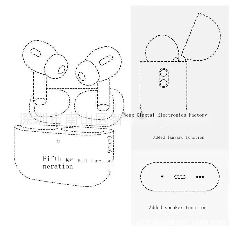 The new Type-C port full-featured true noise reduction Zhongke True ...