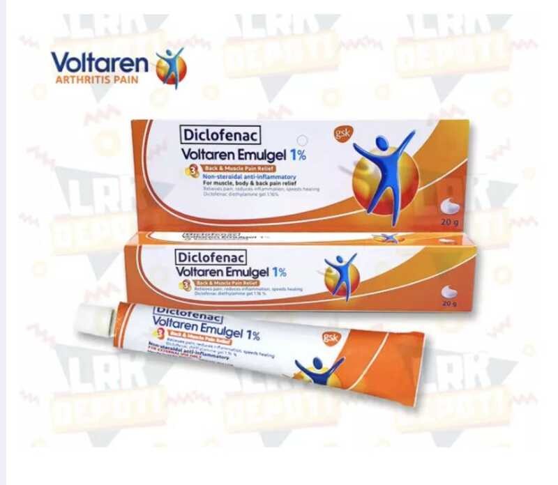 COD Genuine And Original Voltaren Emulgel Diclofenac G For Back Muscle ...
