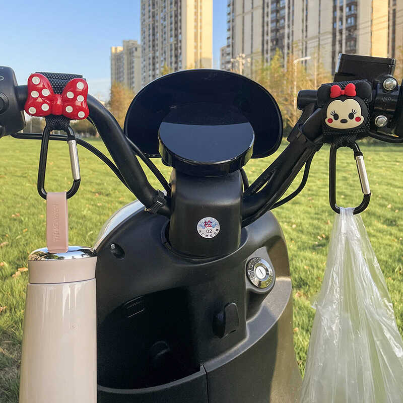 Electric Bike Hook Front Universal Motorcycle Hook Battery Bike Cartoon ...