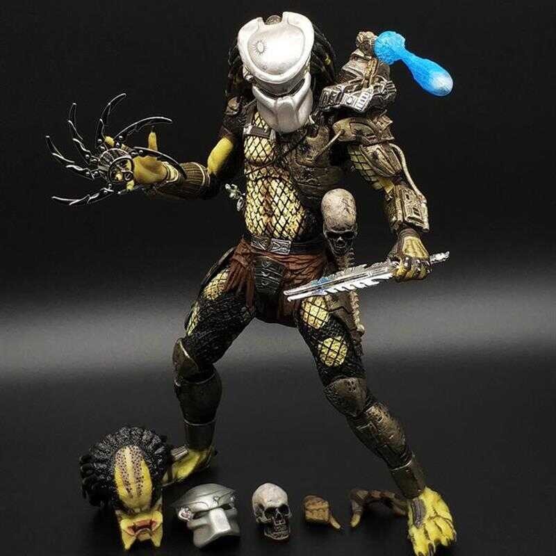 Predator Alien Dog AVP Original Elder Lone Wolf Movable Action Figure ...