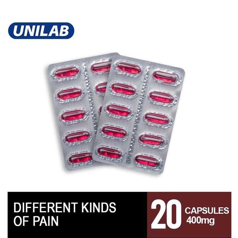 Medicol Advance 20 Capsules 400Mg Ibuprofen 4B | Shopee Philippines