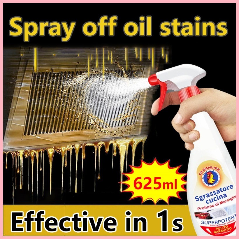 Kitchen Cleaner Spray 500ML Kitchen Oven Stove Degreaser Grease Remove ...