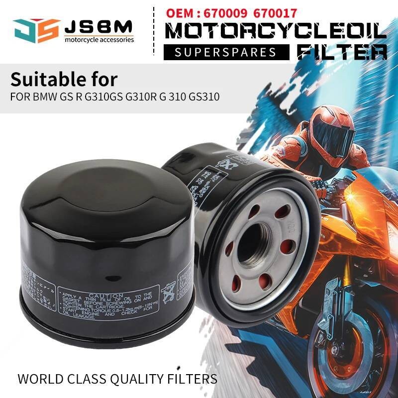 JSBM Oil Filter For G310GS G310R F650GS F700GS F750GS F800GS F800GT ...