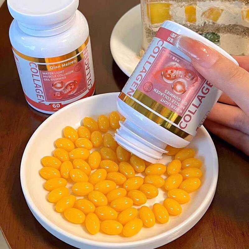 Skin Collagen Hydrating Gel Candy Non-Soft Capsule Soybean Oil Collagen ...