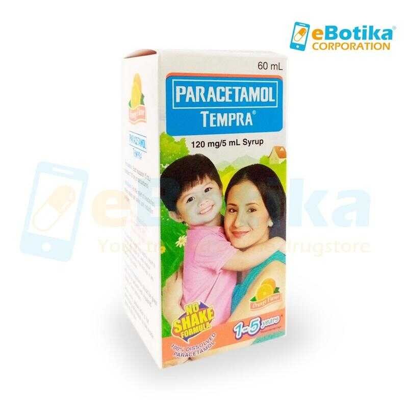 Tempra 1 - 5 Years Old 120Mg/5Ml Syrup 60Ml Orange Flavor FDA | Shopee ...