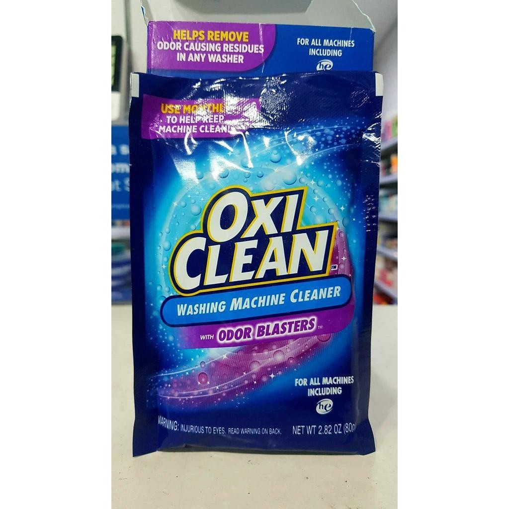 OxiClean Washing Machine Cleaner with ODOR BLASTERS 80g | Shopee ...