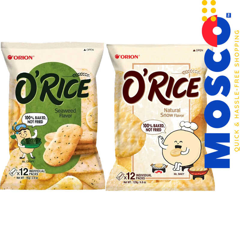 Orion O'rice Seaweed ♦ Snow Rice Cracker 57A | Shopee Philippines