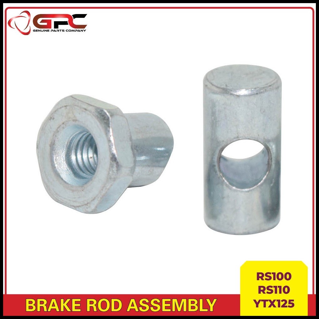 Yamaha RS100, RS110, YTX125 GPC Brake Rod Assembly (with Nut & Joint ...