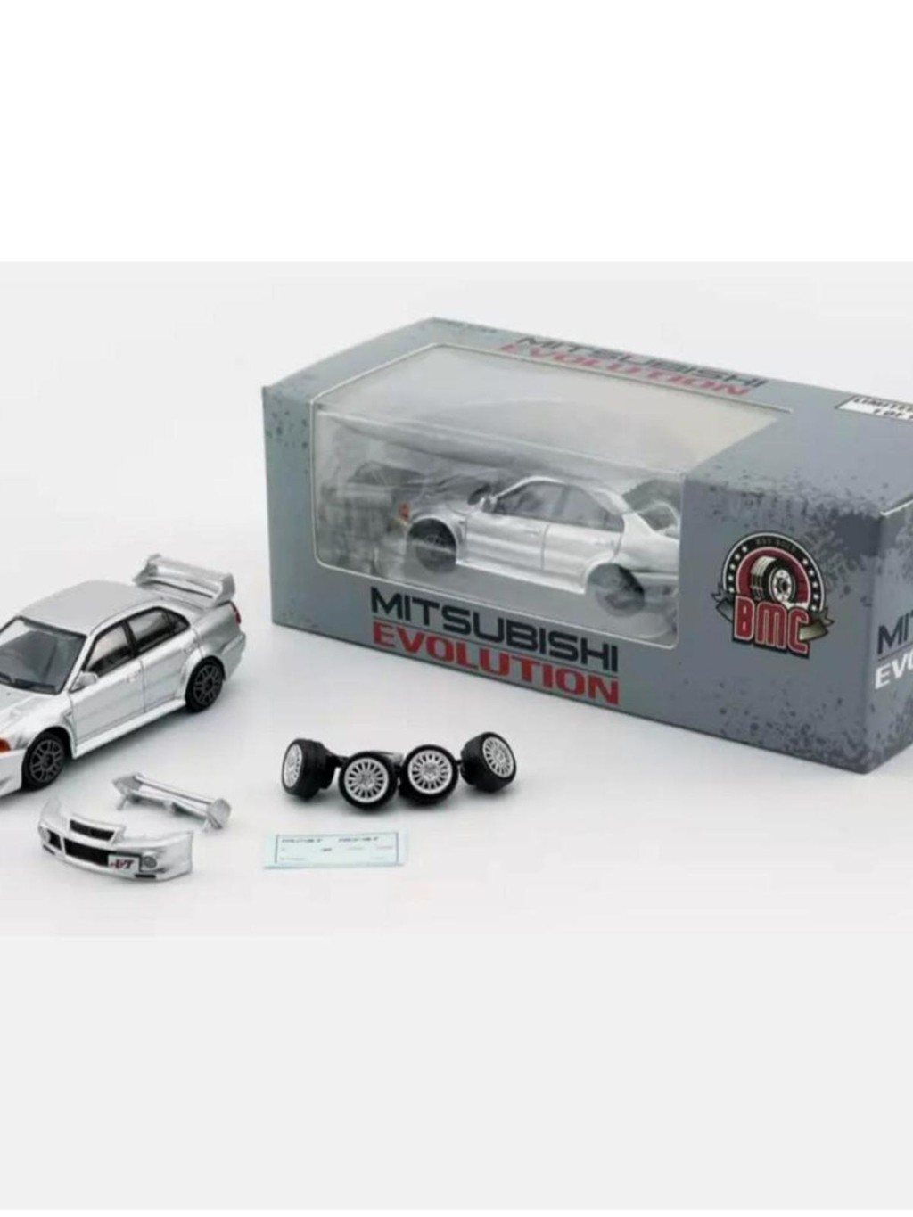 BMC 1 64 Mitsubishi Lancer EVO V VI Sports Car Racing Car Model Alloy ...