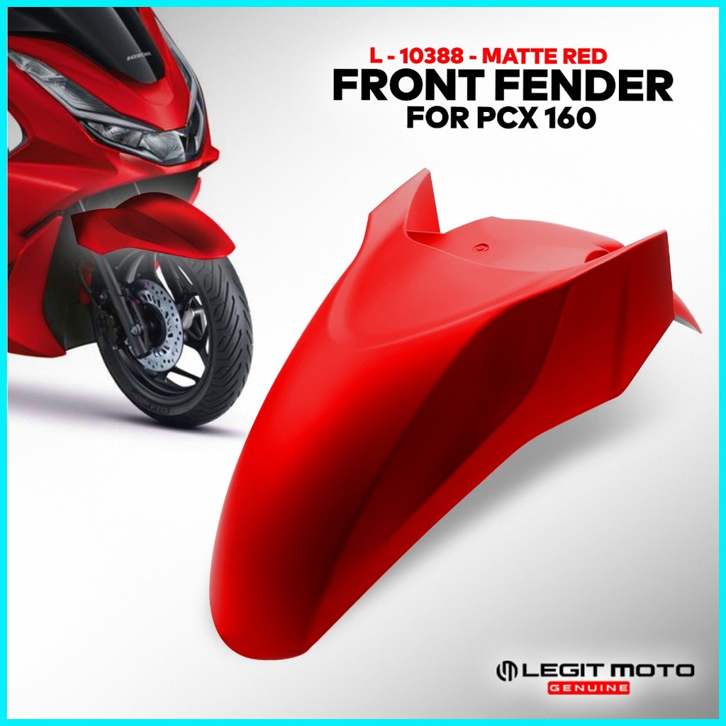 LEGITMOTO GENUINE HONDA PCX 160 FRONT FENDER MATTE FINISH / GLOSSY ...