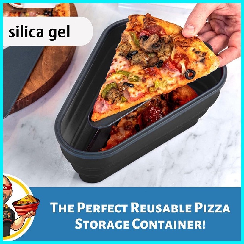 Reusable Pizza Container Storage Adjustable Pizza Slice Container ...