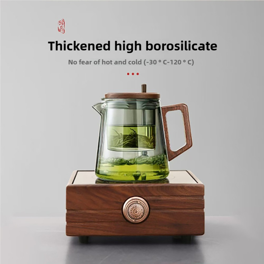 High borosilicate high-temperature resistant glass tea infuser pot for ...