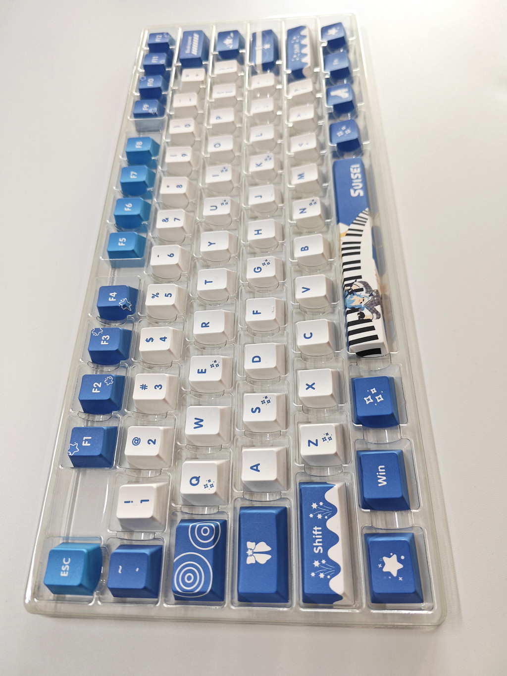 Hololive Hoshimati Suisei Keycap Cherry Profile PBT Five-sided Dye ...