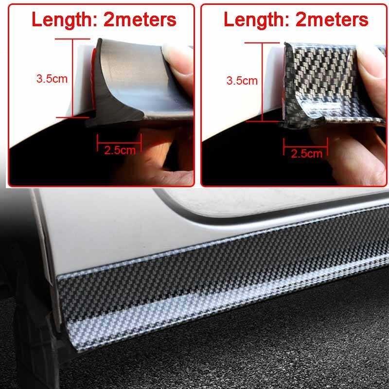 Anti-Collision 3.5Cm*2Meters Car Side Skirts Rubber Universal Anti ...