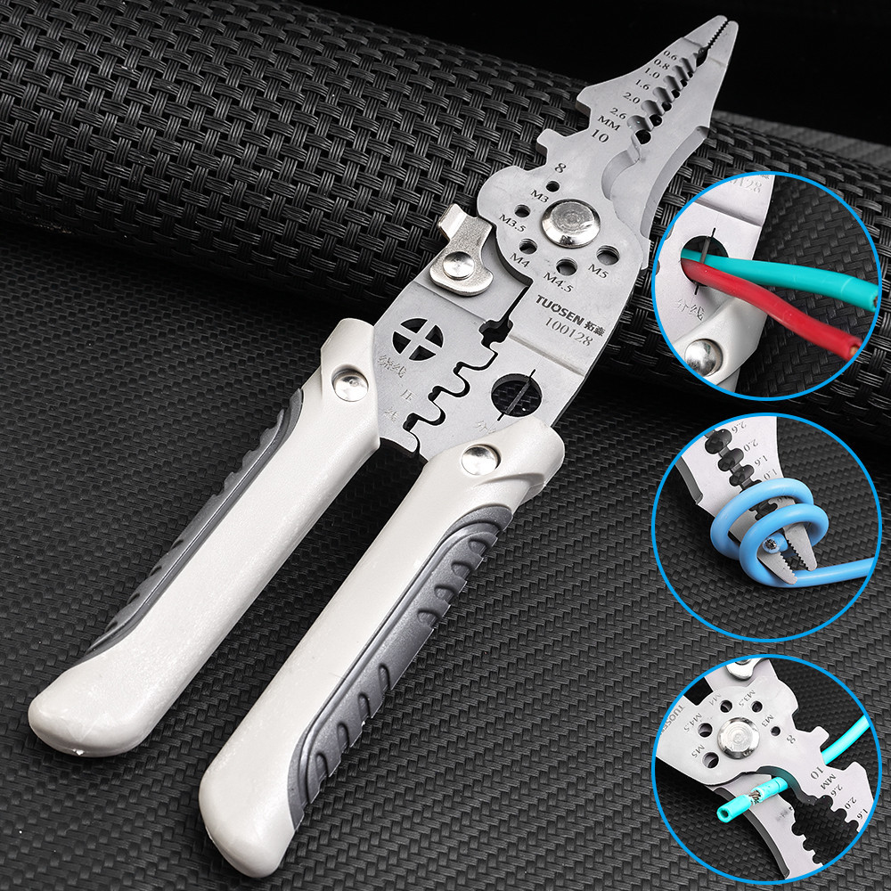 Adjustable Automatic Wire Stripper - Electrical Wire Crimper Cable ...