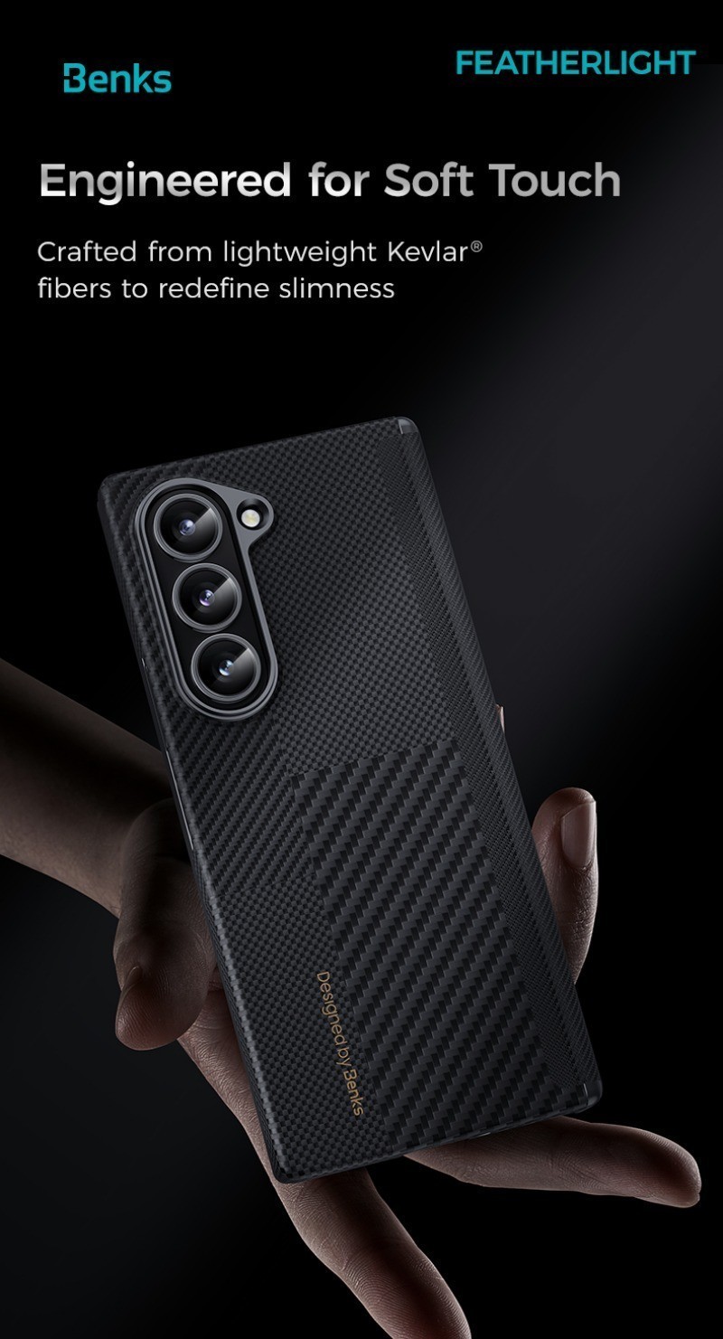 [Benks Official] Benks for Samsung Galaxy Z Fold 5 / Z Fold 6 Montage ArmorAir Case Built with ...