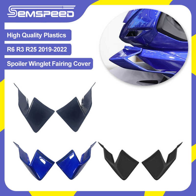 Motorcycle SEMSPEED Windshield Wing Fairing Front Aerodynamic Spoiler ...