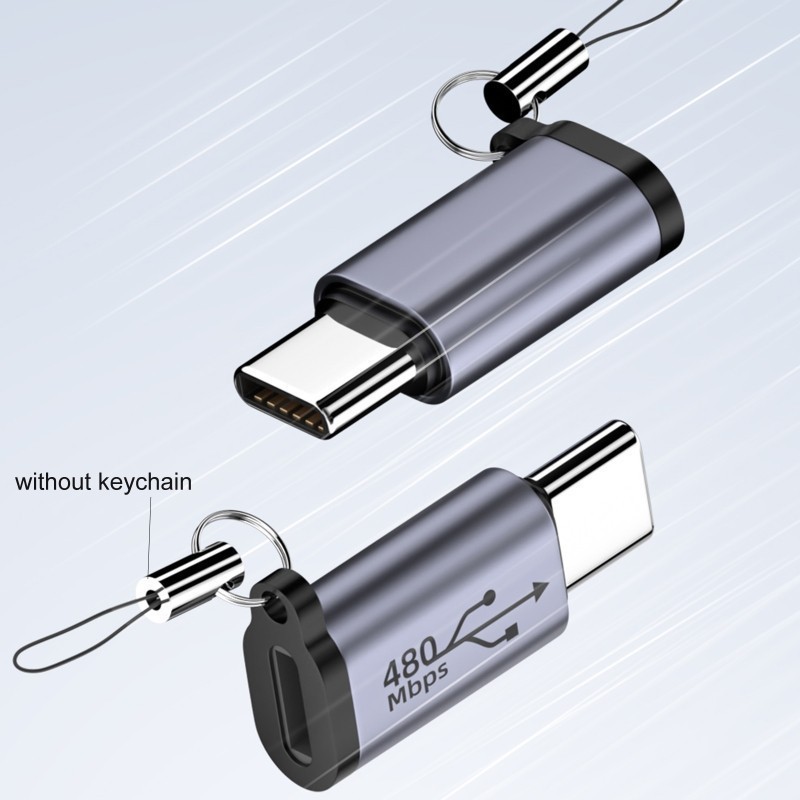 Fast Charging Converter Type C Female To Micro USB / TypeC Female To ...
