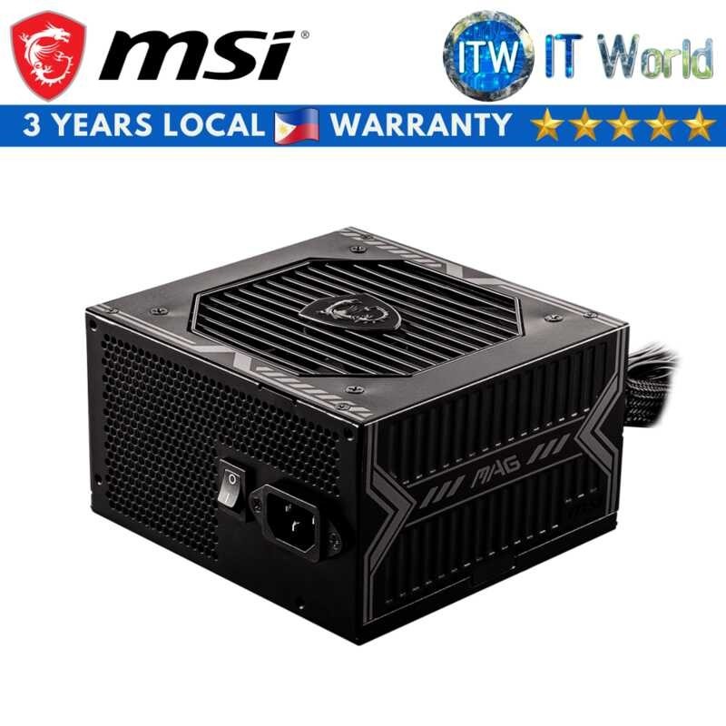 Itw [UNK] MSI Mag A650BN 650W 80+ Bronze Non-Modular Power Supply Unit ...