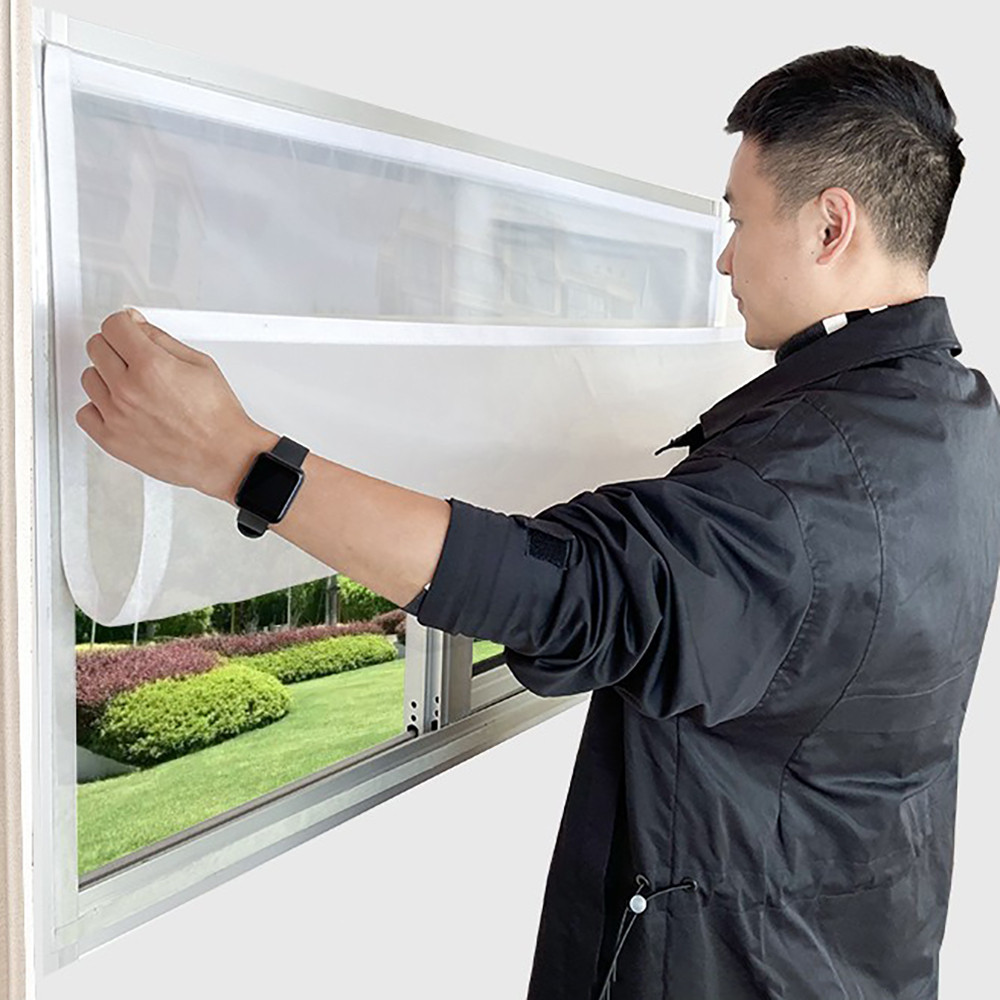Washable DIY Anti Mosquito Fly Bug Door Window Screen Net Mesh with ...