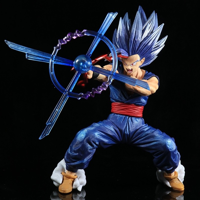 24 Cm Dragon Ball Z Son Super Saiyan Battle Ingured Anime PVC Figure ...
