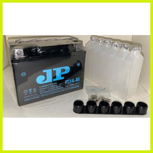 Motorcycle Battery YTX 4L BS Pinaco JP, 12V 3.5Ah, 113x70x85mm, For ...
