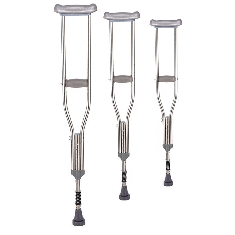 Rubber Tips Hands Medical Device Walking Stick Cane Underarm Crutches ...