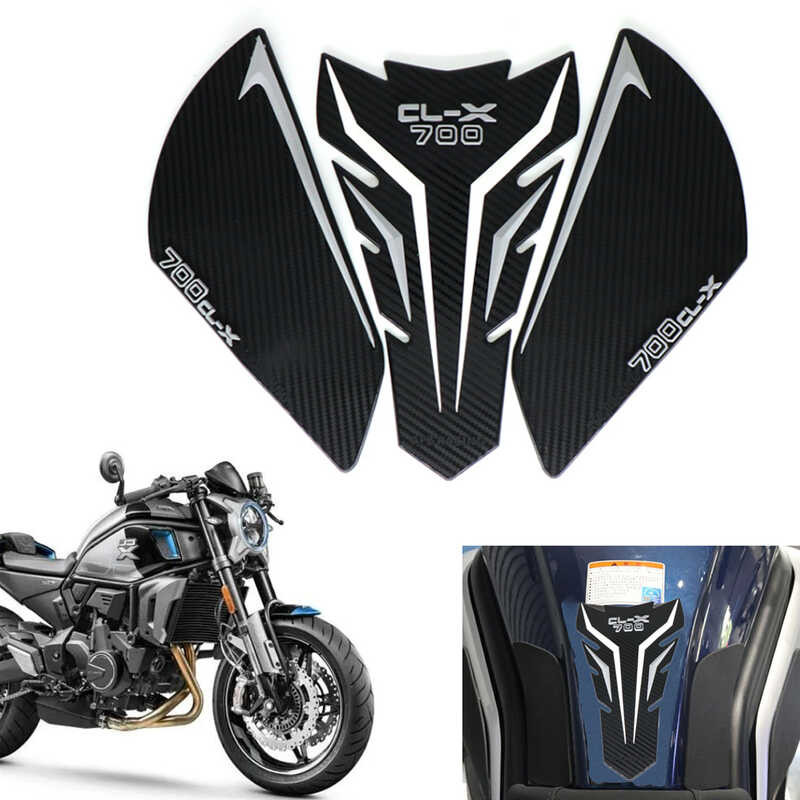 Motorcycle Fuel Tank Pad Protector Sticker Side Pad Knee Grip Decal Kit ...