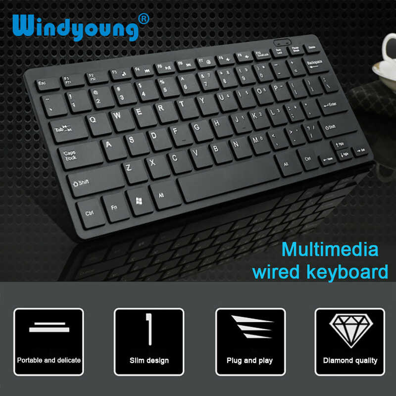 C5 USB 2.0 Mini Multimedia 78 Keys PC Laptop Gaming Keyboard Na May ...
