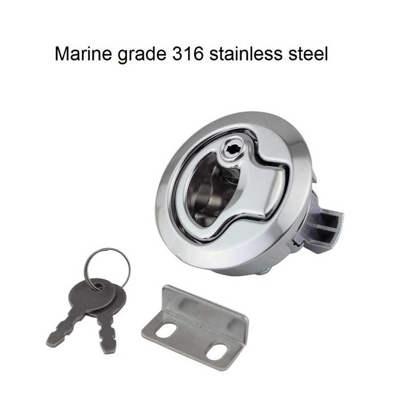 2inch Alloy Zinc Round Bass Boat Cam Locker Door Latches Slam Latch ...