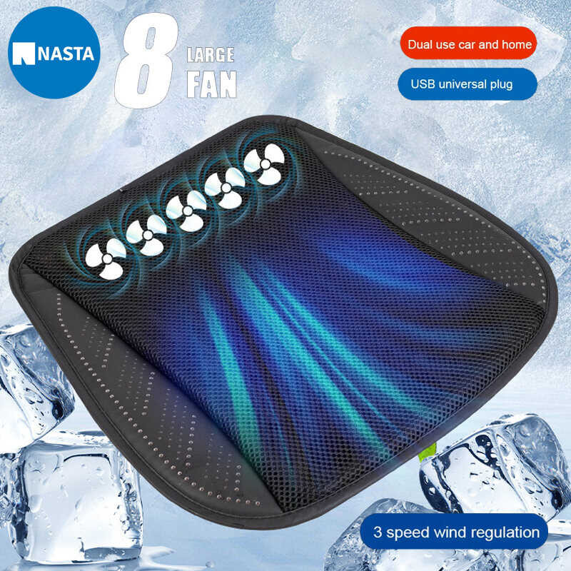 Nasta Universal Summer Cool Air Cushion With USB Fan Fast Blowing ...