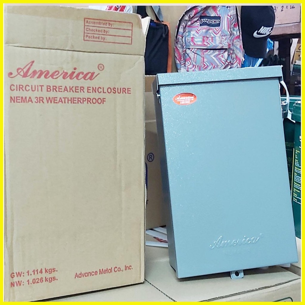 ♀ Nema 3R Weatherproof Enclosure Plug-In or Bolt-On Circuit Breaker ...