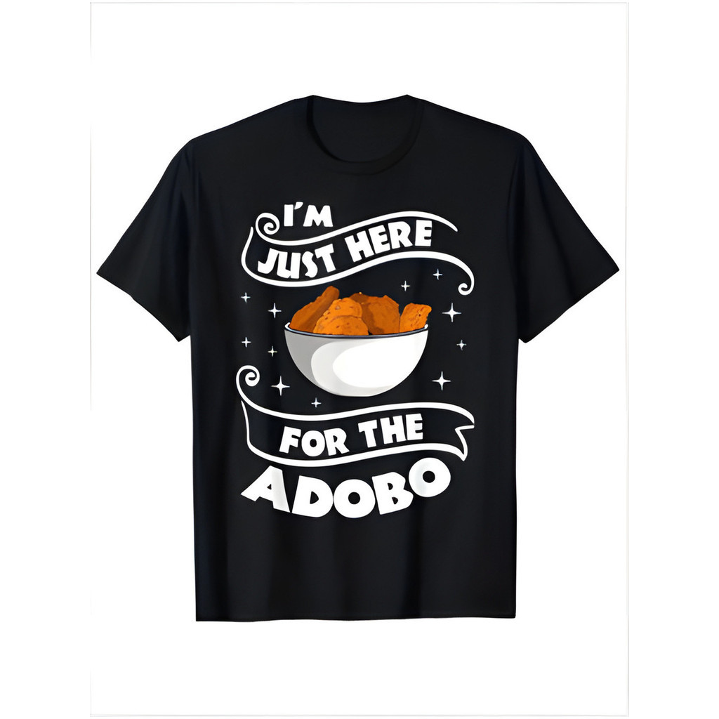Adobo Chicken Rice Philippine Cuisine Philippine Flag T-shirt | Shopee ...