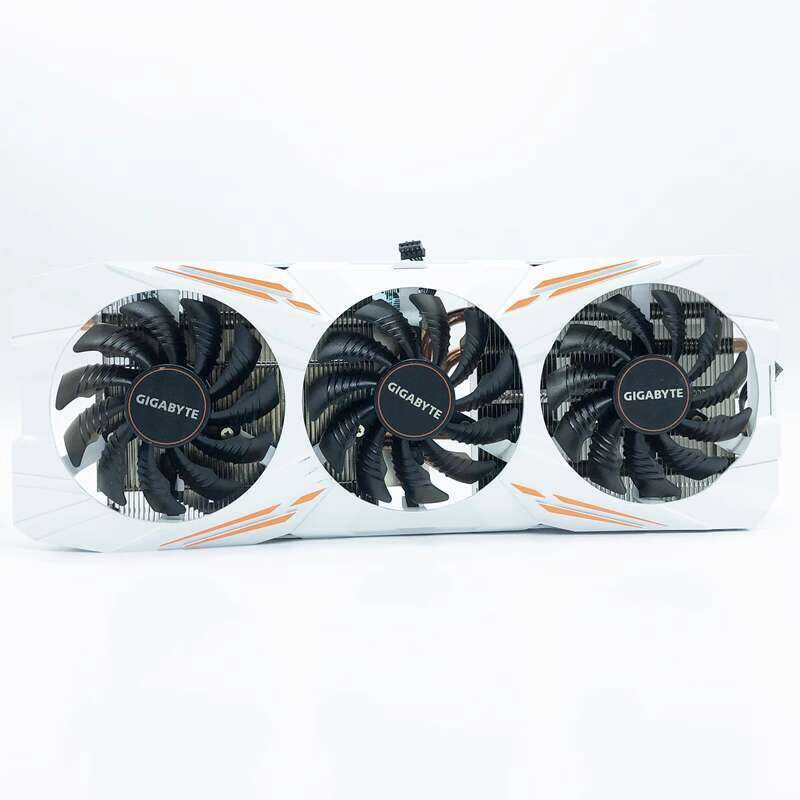 ♣ Gigabyte GTX Ti Cooling Heatsink 5.8cm Pitch Three Fans Desktop ...