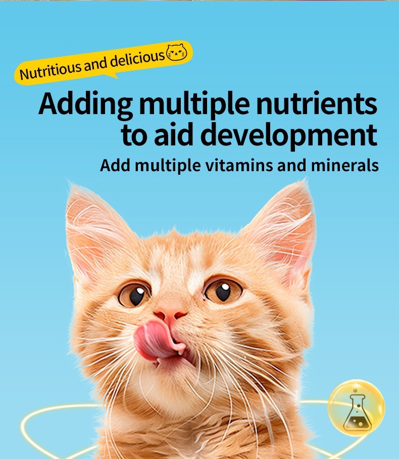 LIEBAO 60g Cat Wet Food Real Meat Delish Chicken Salmon Tuna Carrot ...