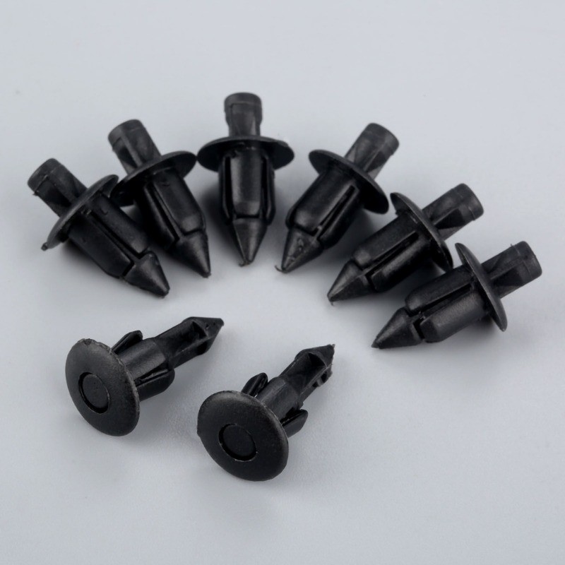 50/25Pcs Motor Clips Plastic Rivets Car Clips Rivet Retainer Push Pin ...
