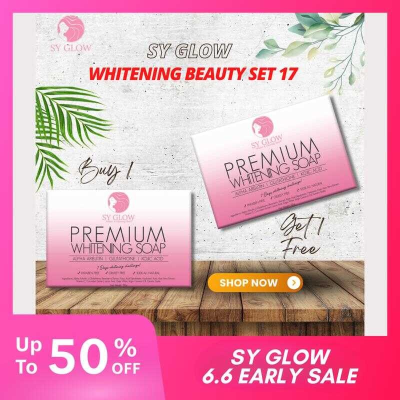 SY Glow Beauty Set 17 ( Body And Face Whitening Premium Soap) | Shopee ...